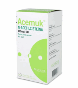 ACEMUK N-ACETILCISTEINA 100 MG / 5 ML POLVO PARA JARABE 100 ML ...